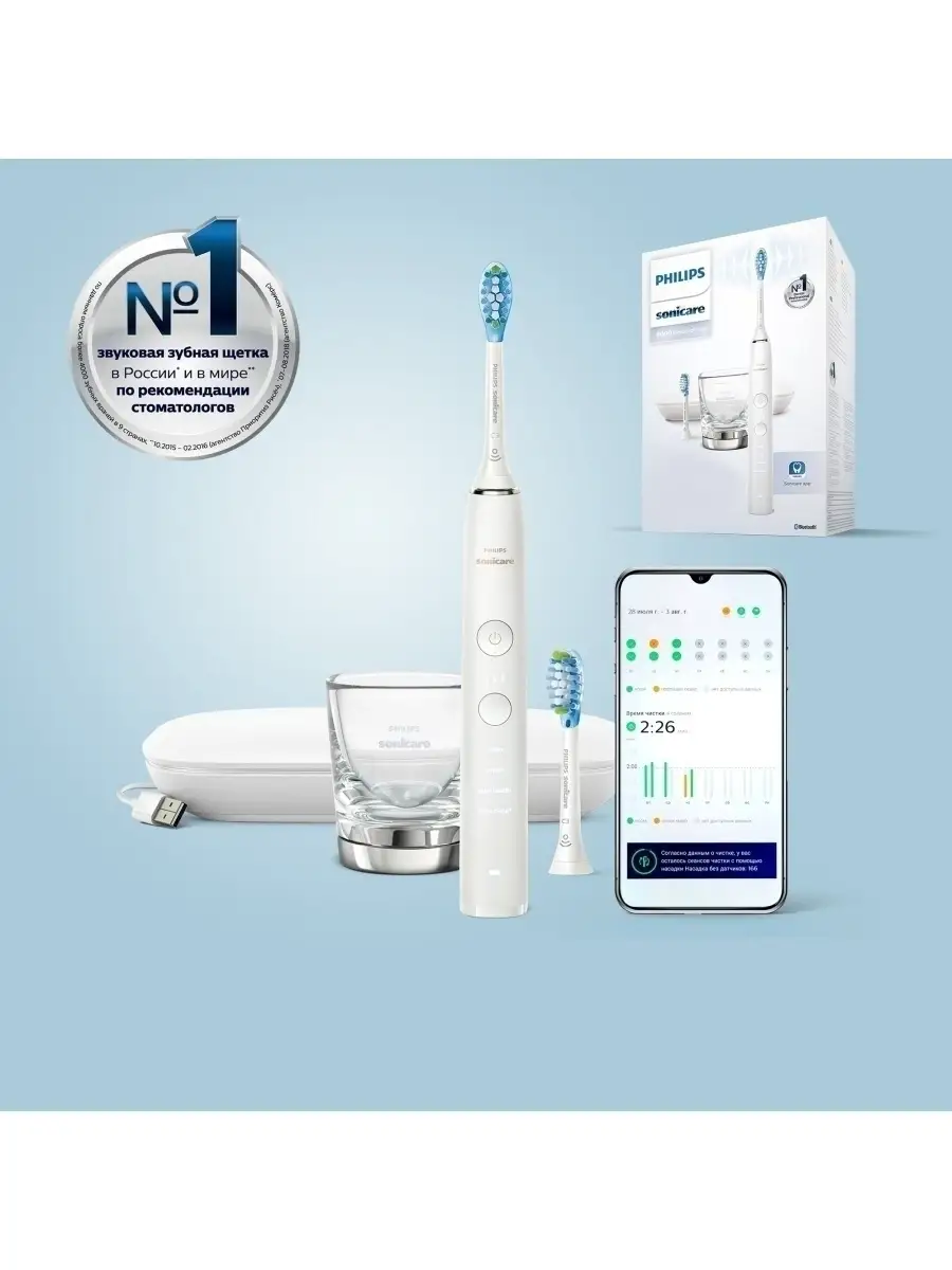 Sonicare DiamondClean 9000 HX9913 Philips 30323701 Wildberries